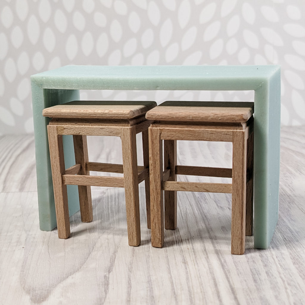 Bench with High Stools | Hey Little Mini